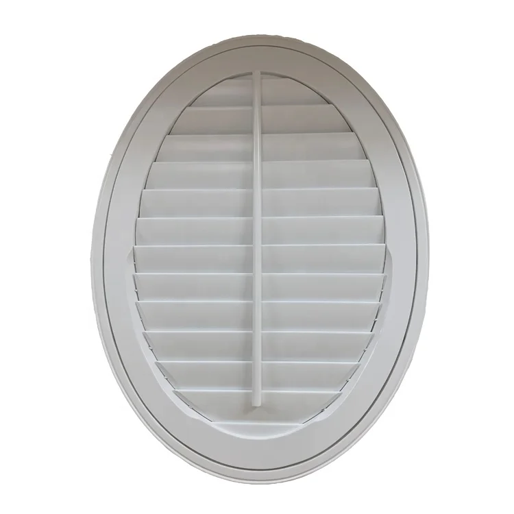 Custom Window Treatment Windows Oval Plantation Shutters - Buy Oval ...