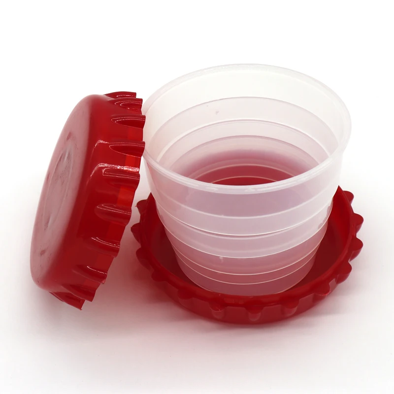 Collapsible Drink Cup Holder with Opener Bottle - Sustainable