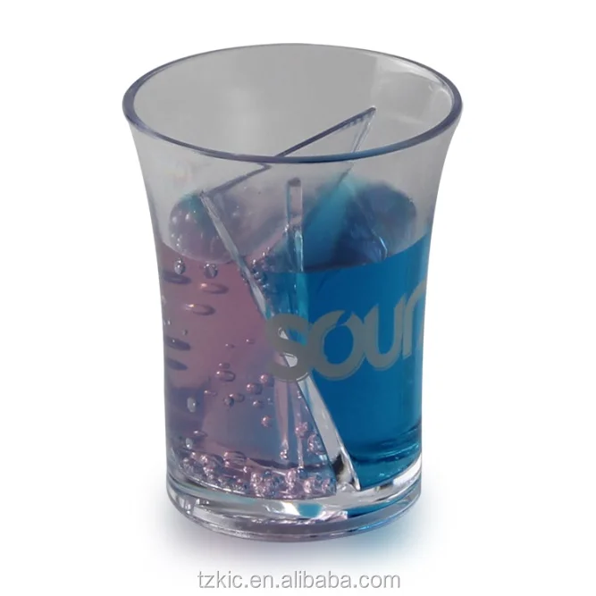 Clear 2oz Split Side Shot Glasses - Buy Split Side Shot Glasses,Split ...