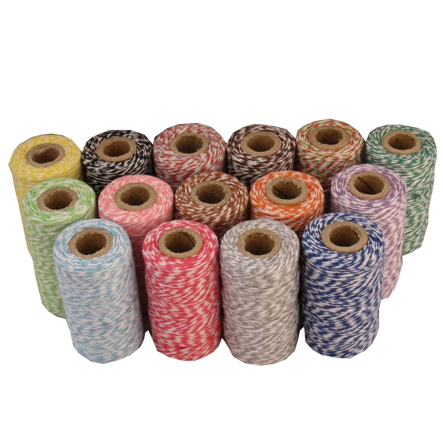 100m Thin 1mm Double Color Baker Twine,4ply Cotton Twine,1mm Cotton ...