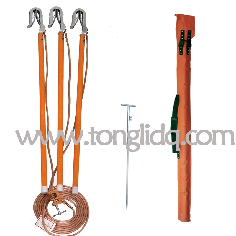 Portable Earthing Device - Ground Earth Rod Set with Wire