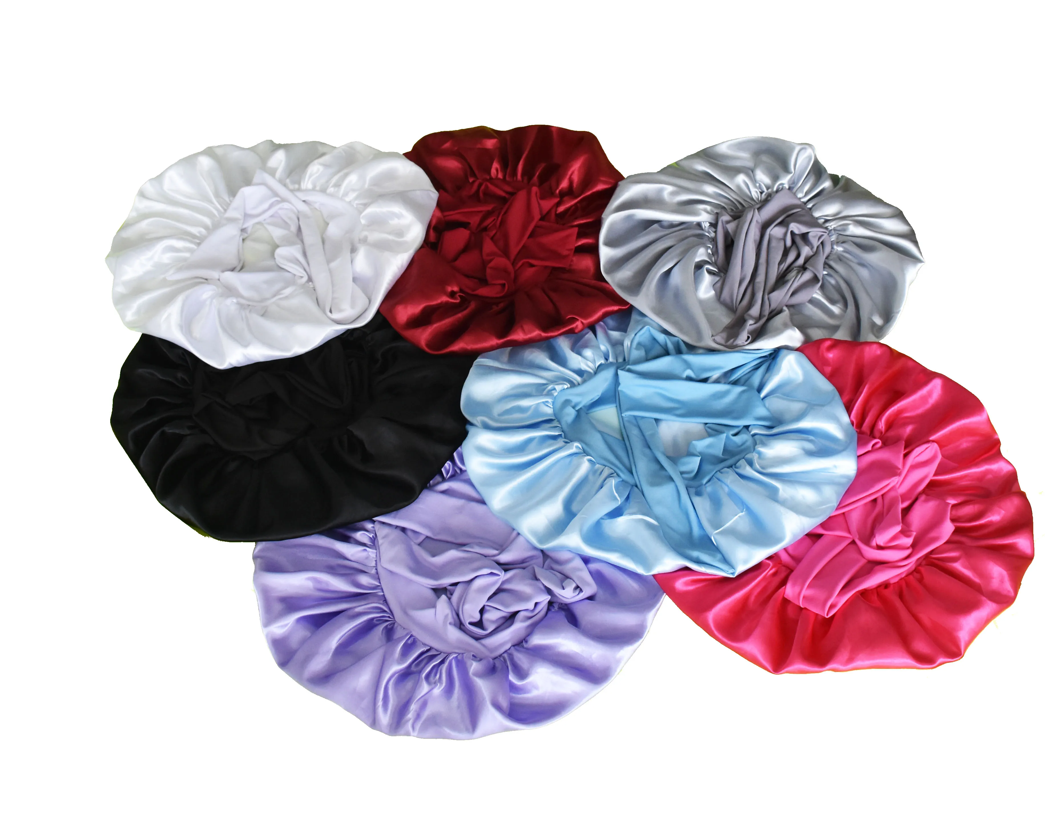 Wholesale Large Bonnet Custom Logo Silky Satin Hair Head Bonnets ...