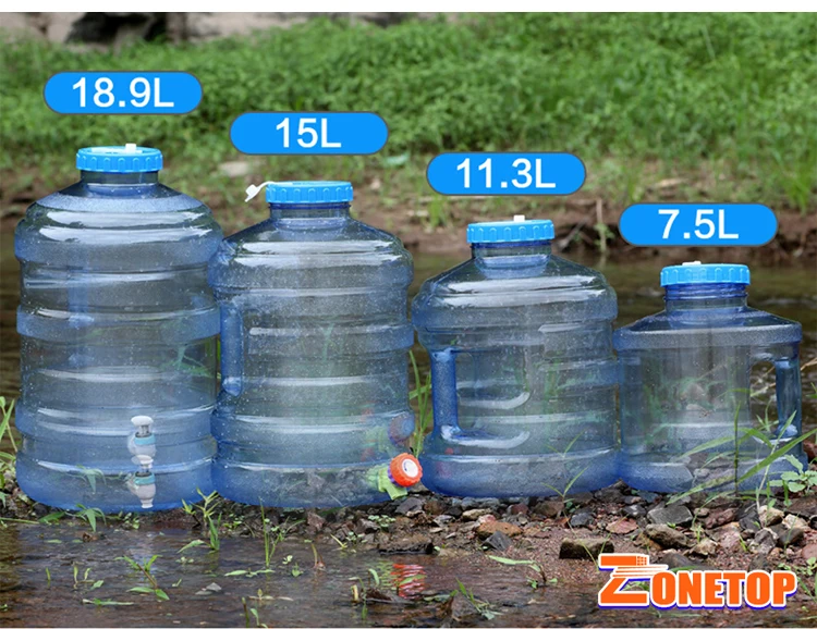 Good Quality Wide Mouth 7.5l 11.3l 15 Ltr 18.9 Liter Plastic Water ...