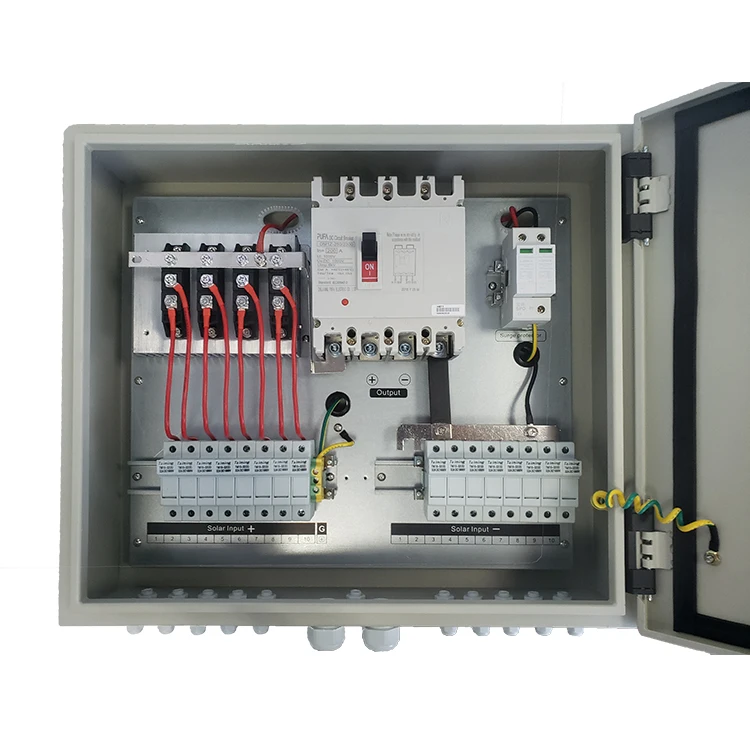 10a Photovoltaic Junction Box Ip65 500v 4 6 8 10 String Pv Combiner Box ...
