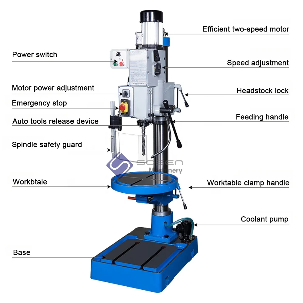 D25 Column Drilling Machines - Precision and Efficiency
