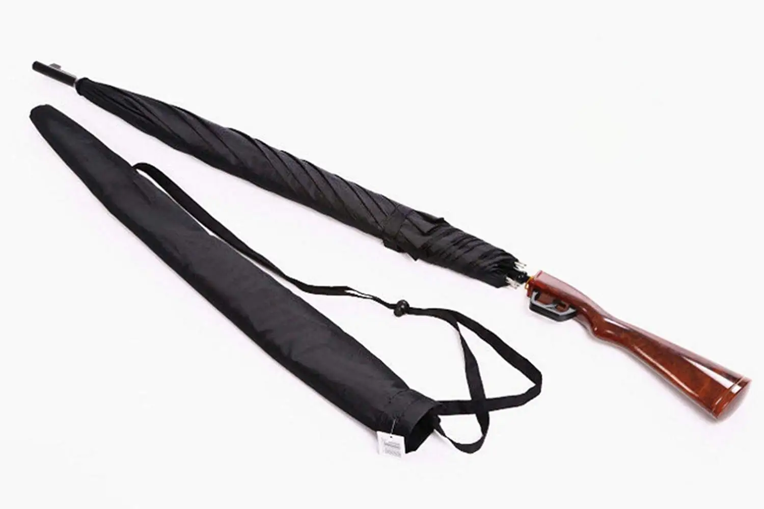 2020 Hot Sale Black Automatic Open 23inch Gun Rifle Shape Umbrella