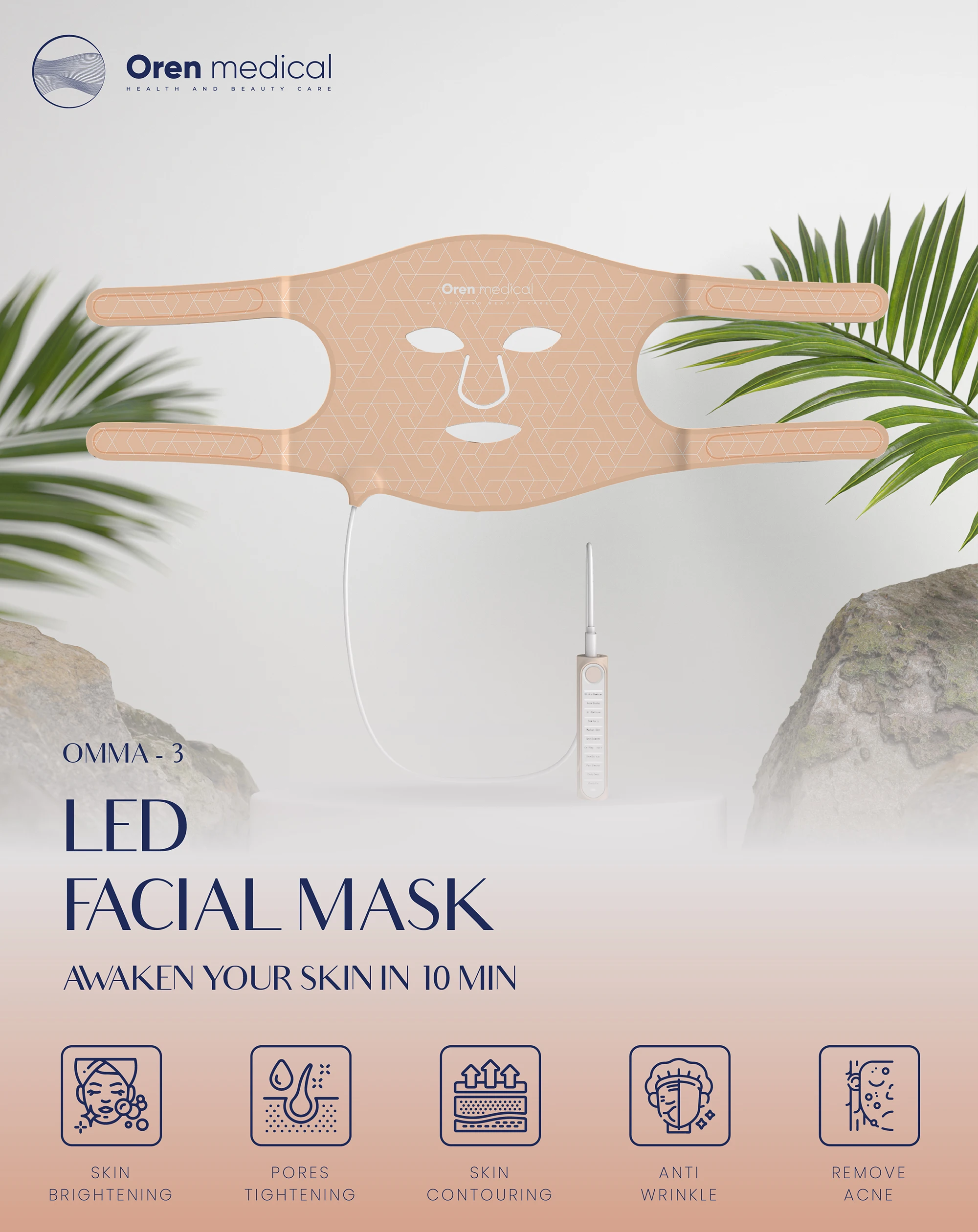 Oren Medical LED Light Therapy Mask - Skincare Innovation