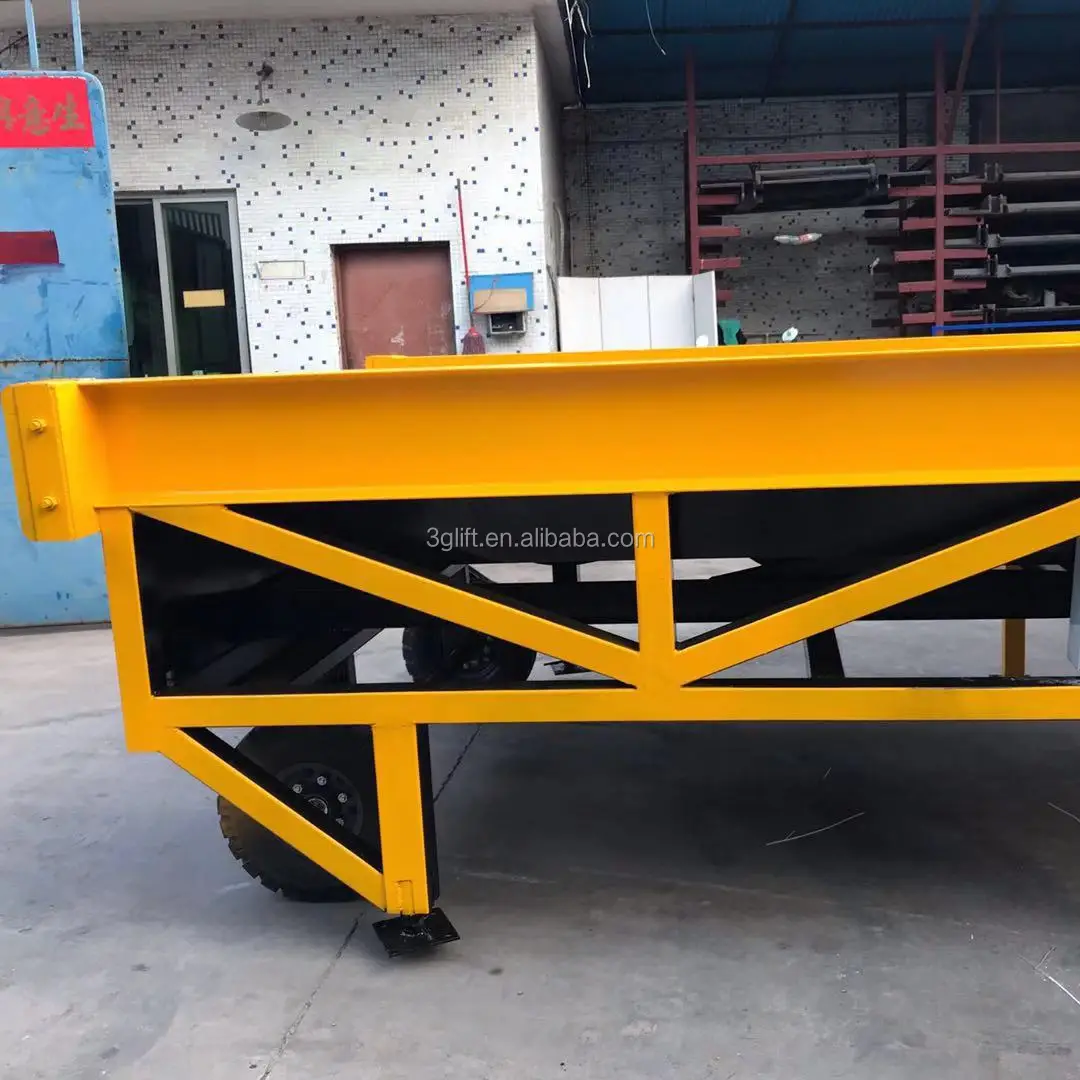 Portable Loading Dock Platform Station Is A Very Heavy-steel Loading ...