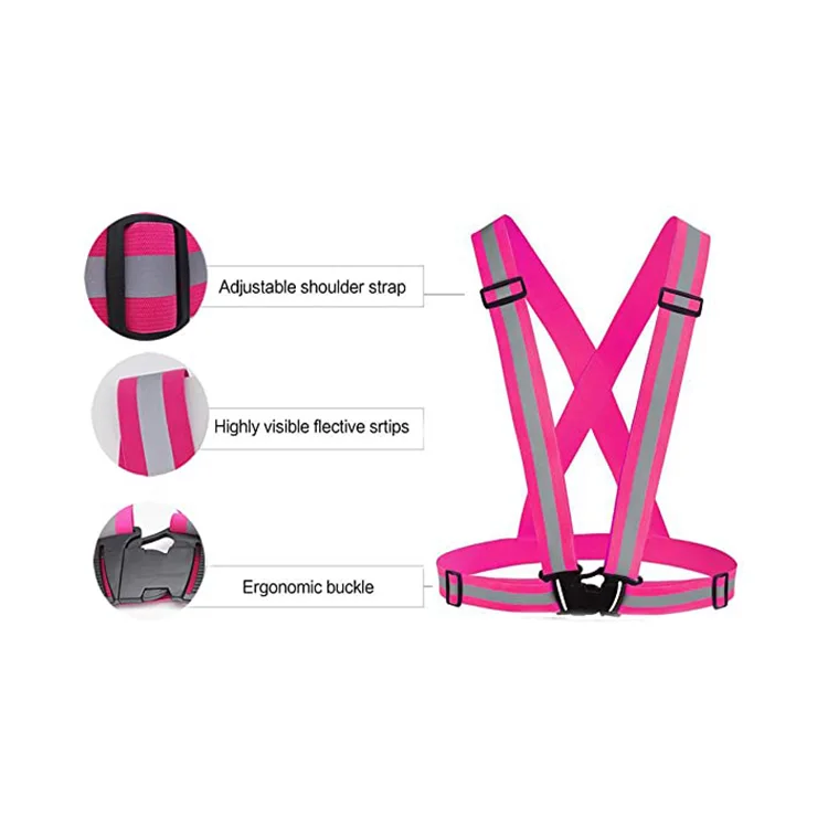 Lightweight Durable Elastic Reflective Running Vest Harness| Alibaba.com