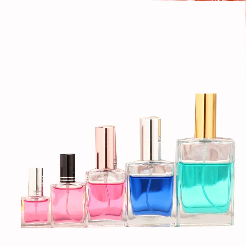 Empty Square 15ml Perfume Glass Spray Bottle With Optional Cap Color empty-square-15ml-perfume-glass-spray-bottle-with-optional-cap-color