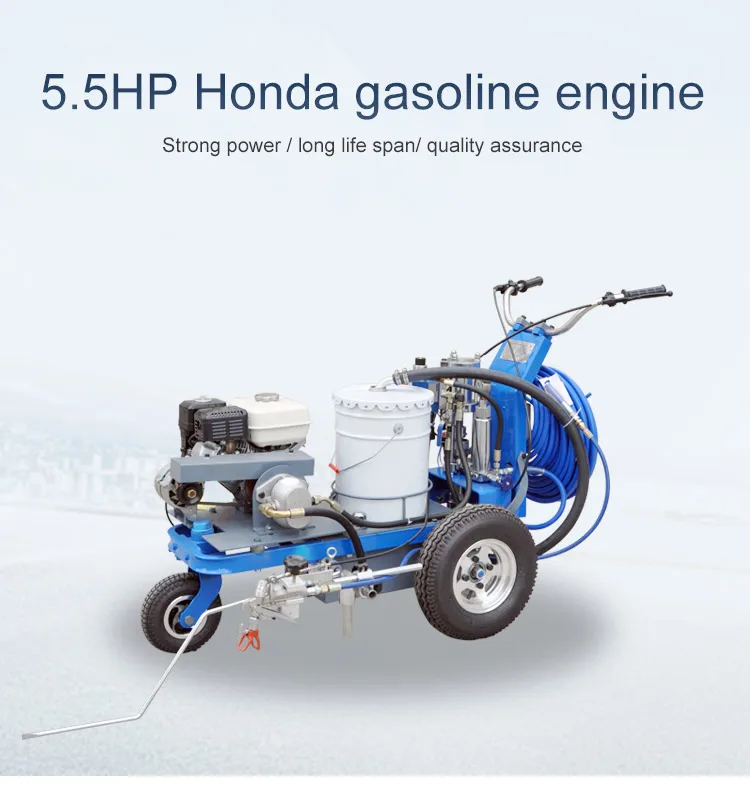 Construction Works Hot Melt Truck Mounted Road Marking Machine Reflect ...