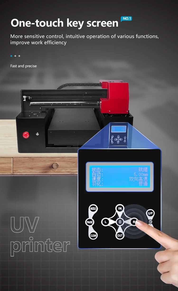 A3 UV Printer - Multifunctional XP600 Inkjet Flatbed