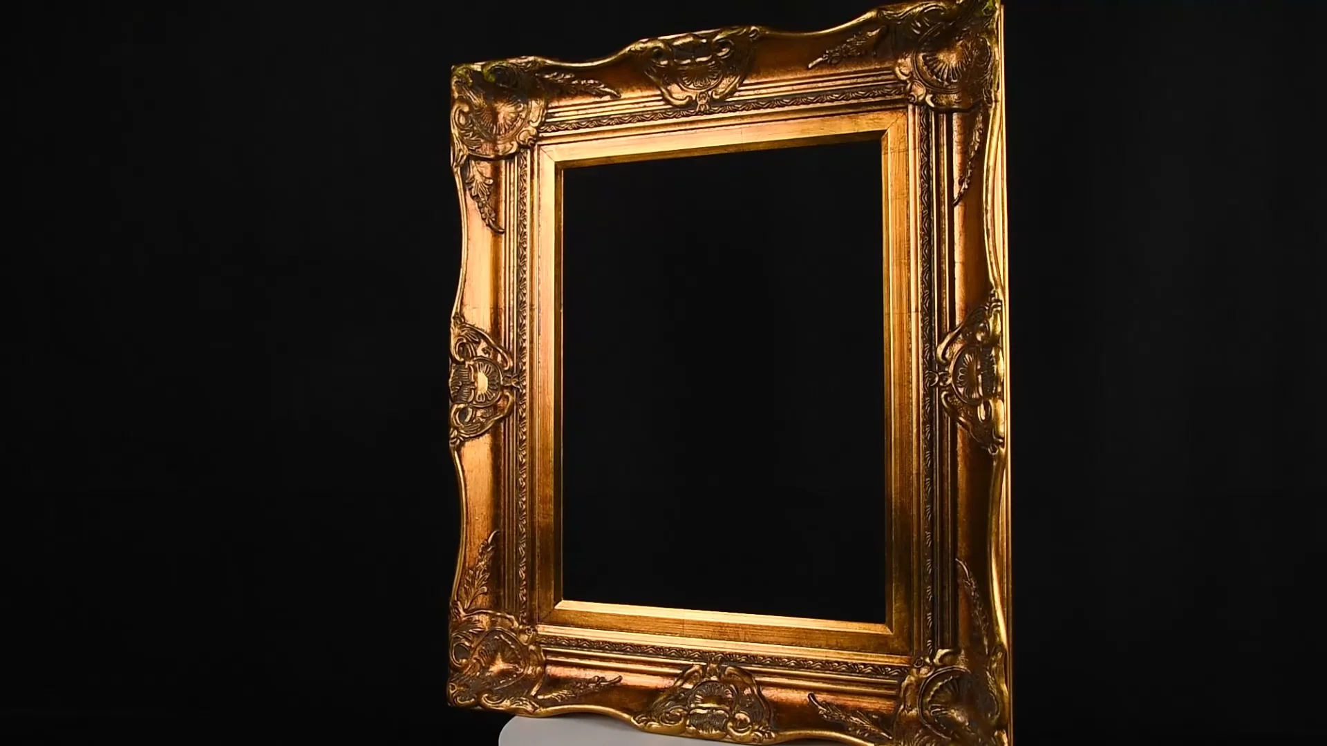 Custom Large Antique Baroque Golden Carved Wooden Photo Frame Shabbi ...
