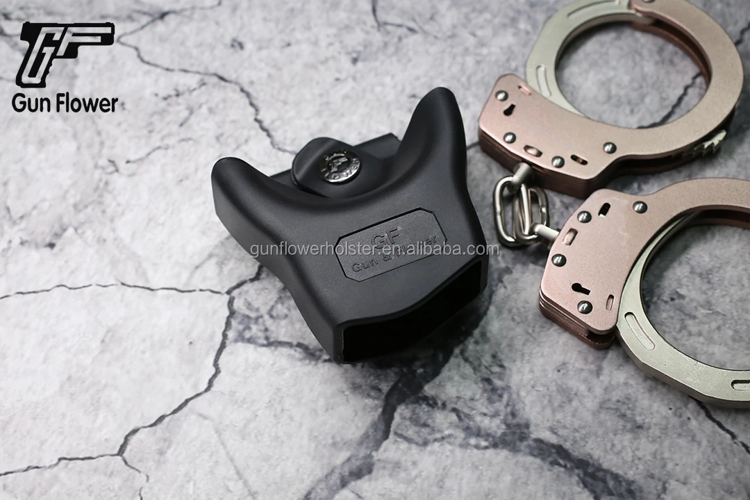 Gunflower Military Police Tactical Handmade Brown Leather Handcuff Case ...