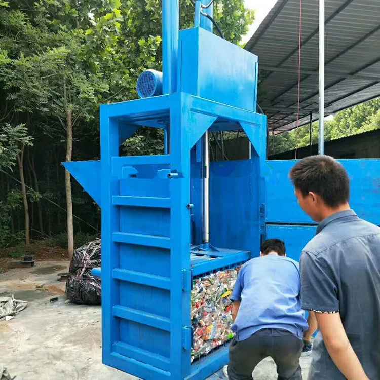 10 Ton Mini Baler Aluminum Can Baler Bailing Machine For Waste Paper ...