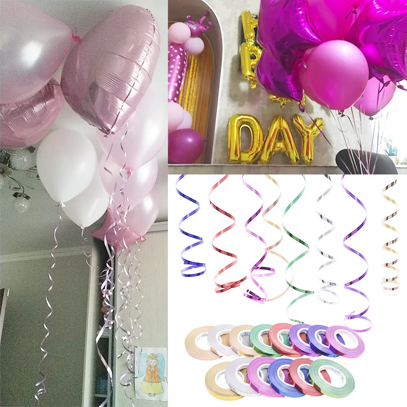 Wholesale Latex And Foil Balloon Ribbon 10m Ribbons Strings For Party ...