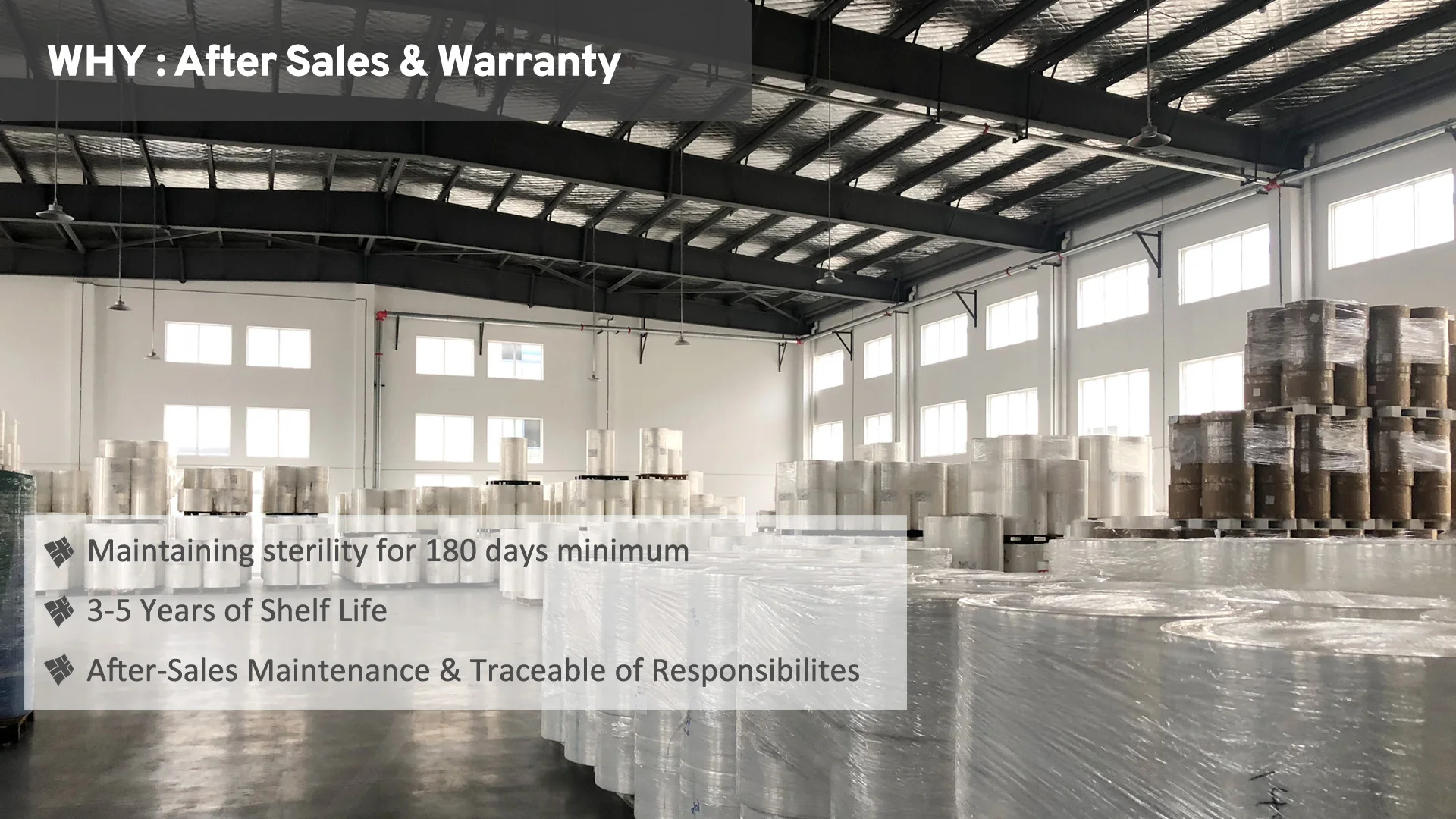 STERILIZATION PACKING PAPER 60 X 60 NON WOVEN for CSSD