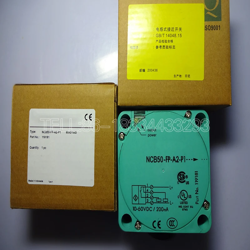 Inductive Proximity Sensor NCN50-FP-W-P1 & NCB50-FP-A2-P1 – One Year ...