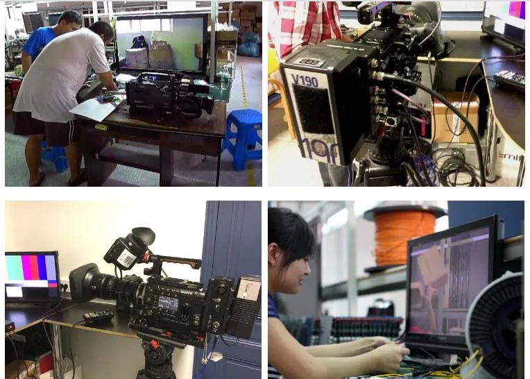 4-ch Center Communication Optical Fiber Camera System for ENG, SNG, and EFP