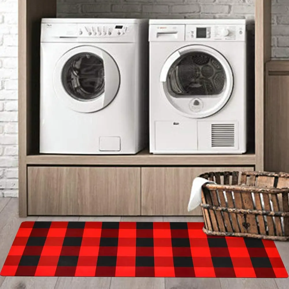 50*120cm Rubber Backed Laundry Room Mat Bath Mat Non Slip Waterproof ...