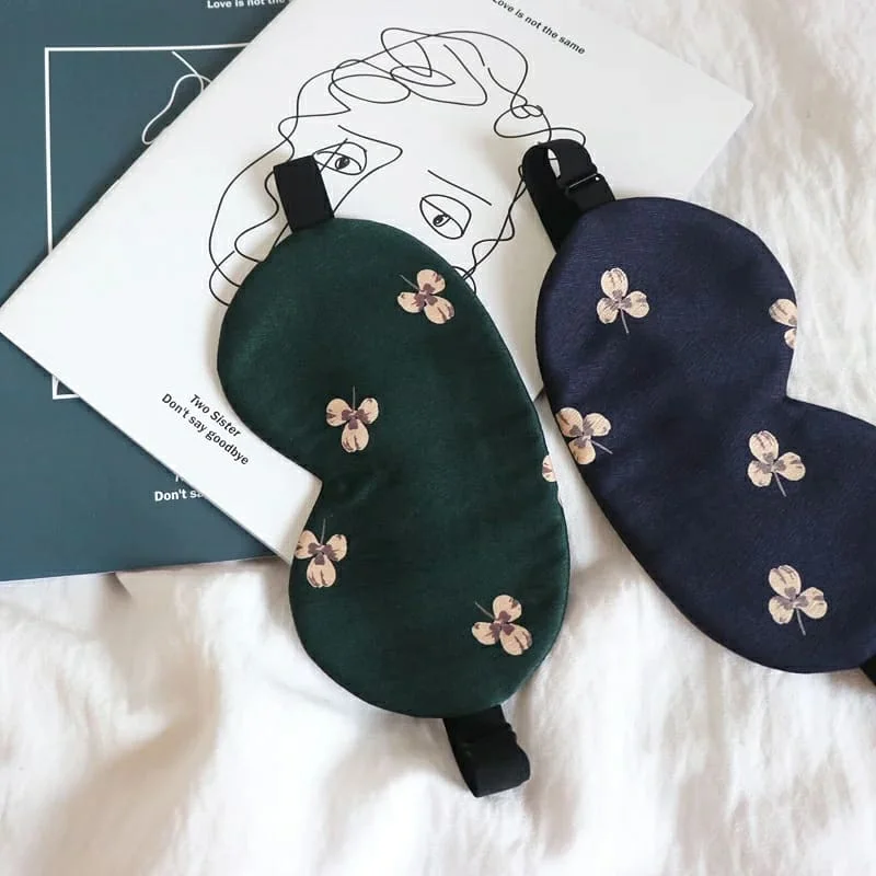 Luxury Sleepmask Custom Printed Silk Eyemask Eye Mask For Sleeping With ...