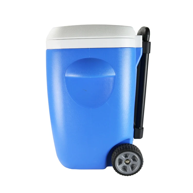18l Portable Plastic Coolest Ice Chest Water Cooler Box With Wheels ...