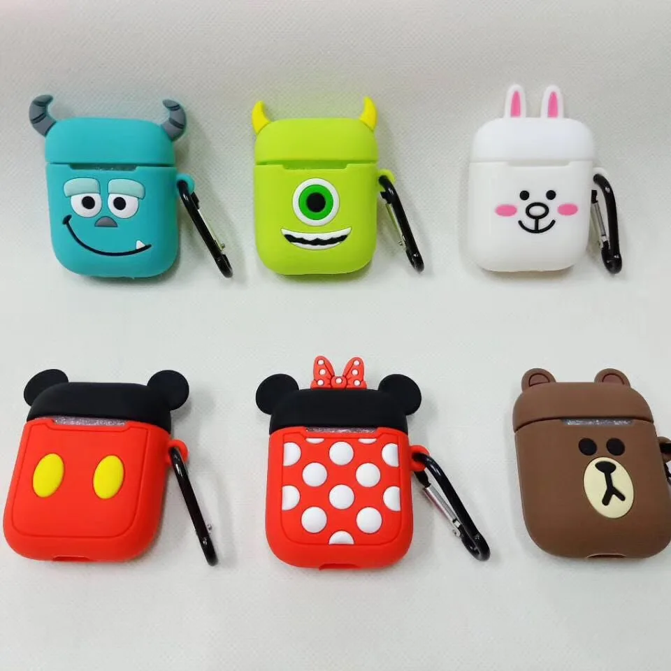 Cheap Price Silicone Case For Airpod,Plain Color Earphone Bags For ...