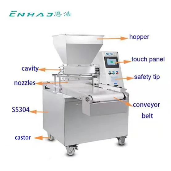 Automatic Macaron Cookies Filling Cake Forming Depositor Machine China ...