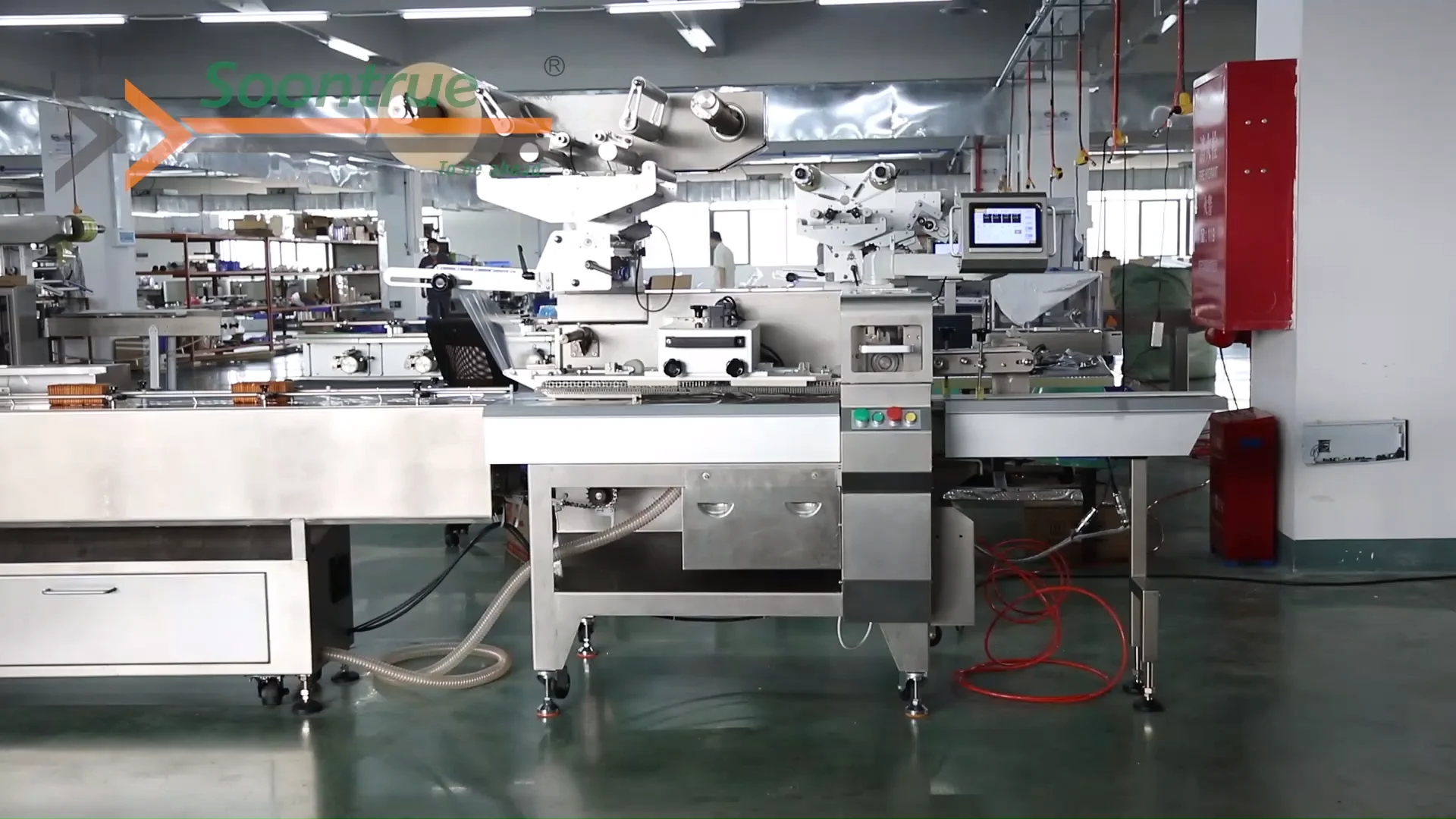 Multi-function Operation Cracker/biscuits Flow Wrapping Machine Without ...