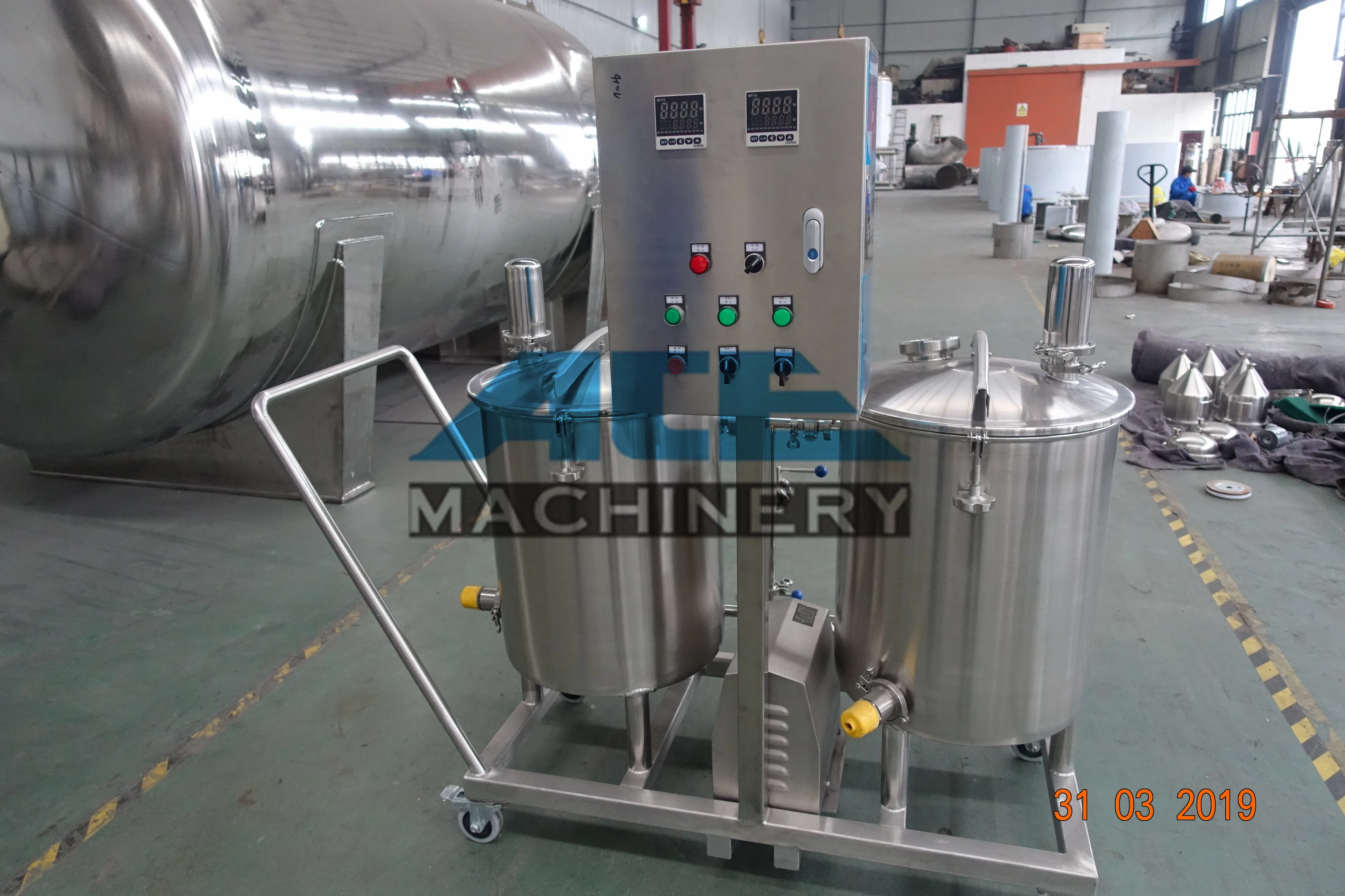 Automatic Stainless Steel CIP Cleaning Tank System And CIP Washing ...