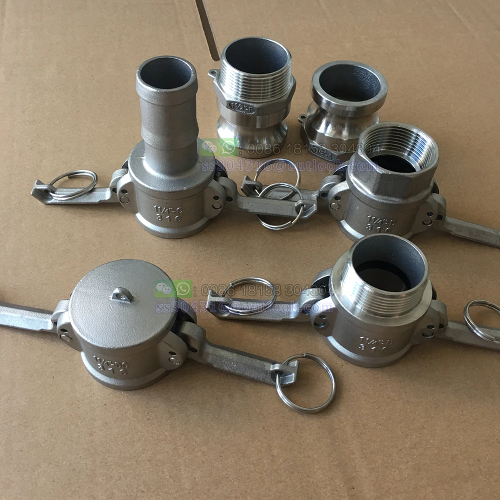 Stainless Steel Camlock Fittings - Reliable Pipe Connections