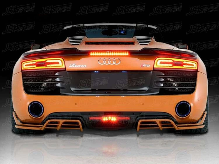 ROWEN STYLE CARBON FIBER REAR DIFFUSER for 2008-2015 AUDI R8 V8 V10