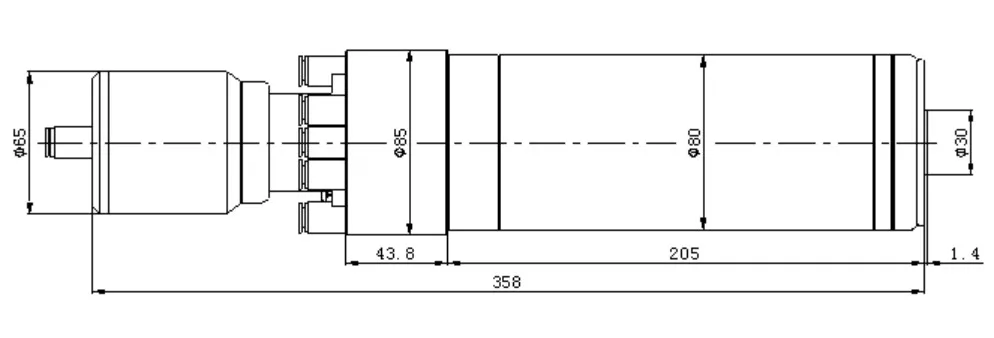 DECI HSK Spindle Motor 2.5kw - Precision & Power for CNC