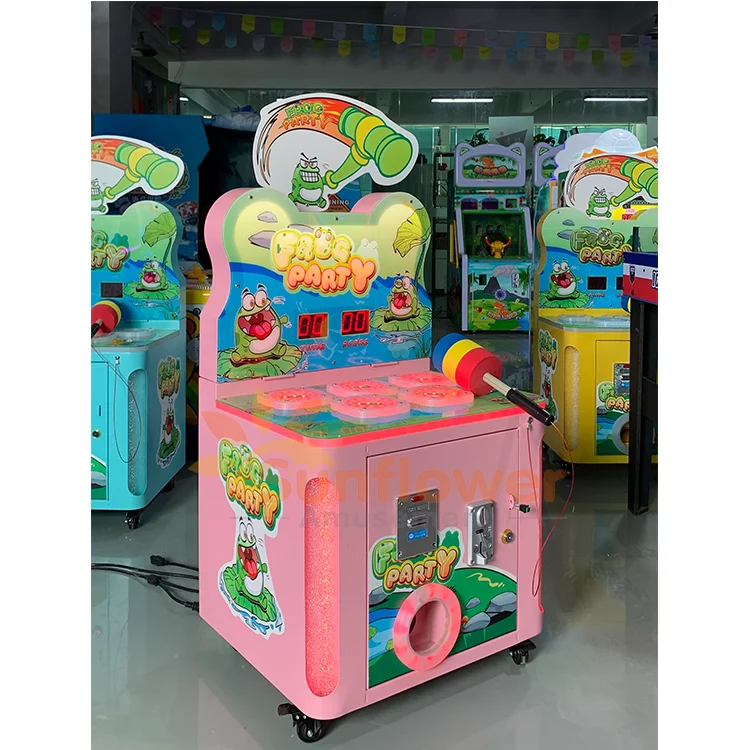 Children Funny Arcade Crazy Frog Prince Redemption Hammer Machine - Buy ...