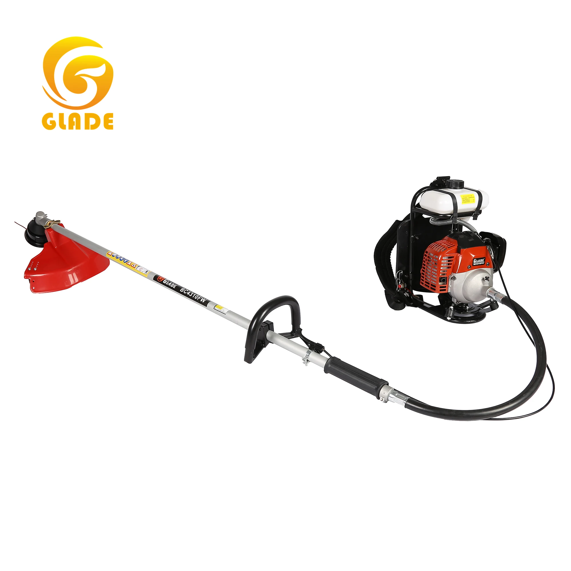 443rb 43cc 1.5kw Power Trimmer Backpack Brush Cutter For Grass Cutting ...