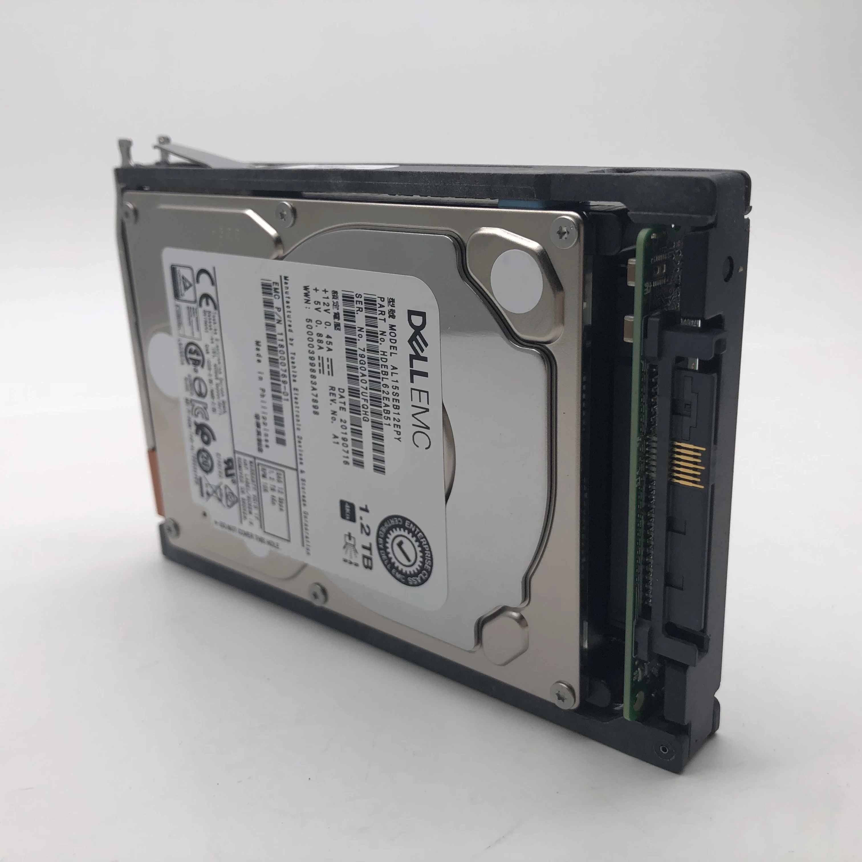 EMC UNITY 1.2TB SAS 2.5' D3-2S10-1200U Hard Disk for UNITY300 UNITY400