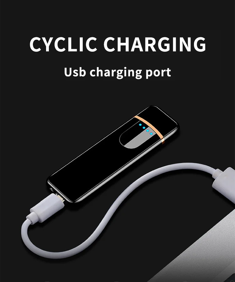 Gold Luxury Lighted Led Screen Lighter Igniter Adult Flint Usb Lighter ...