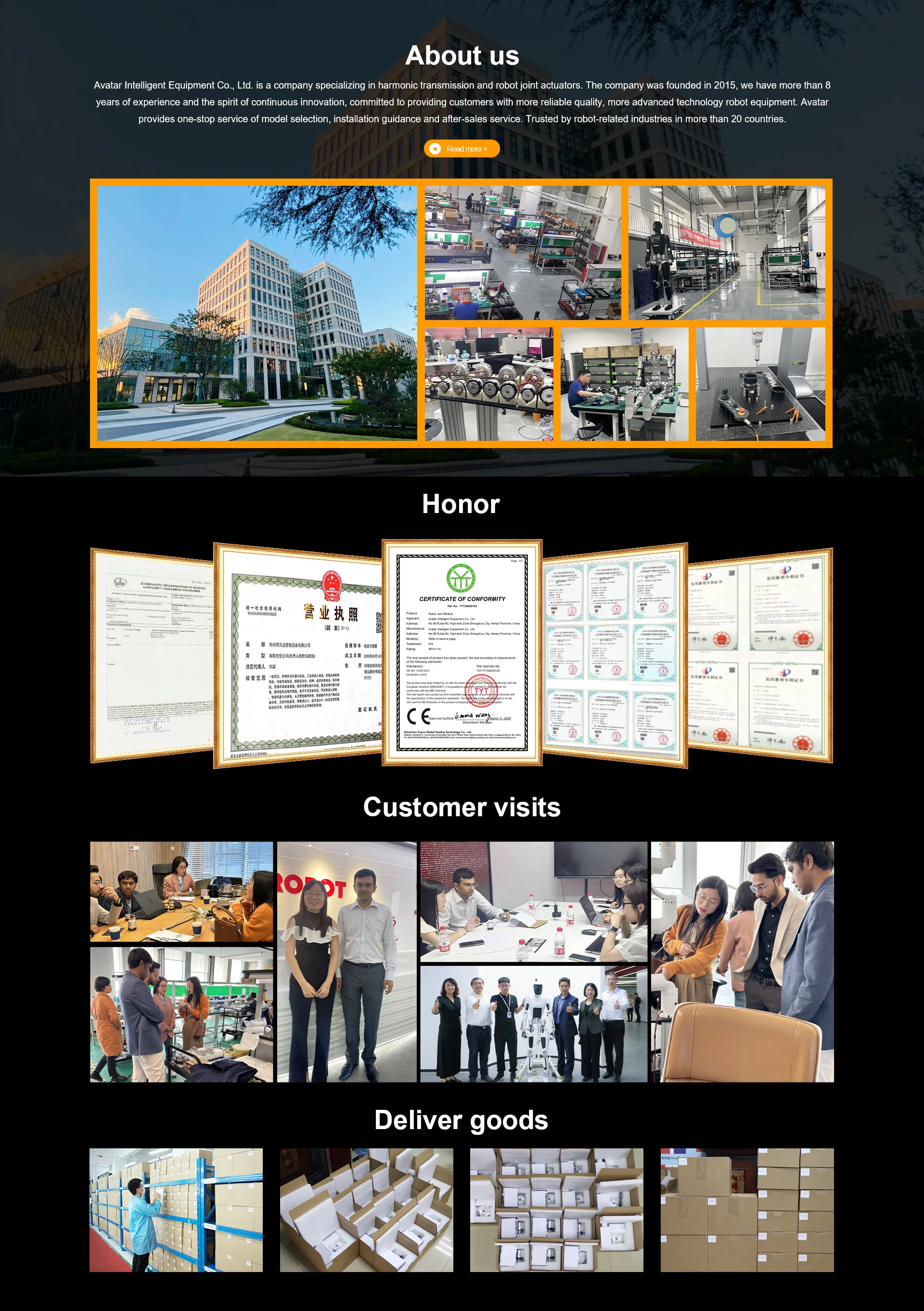 Company Overview - Avatar Intelligent Equipment Co., Ltd.
