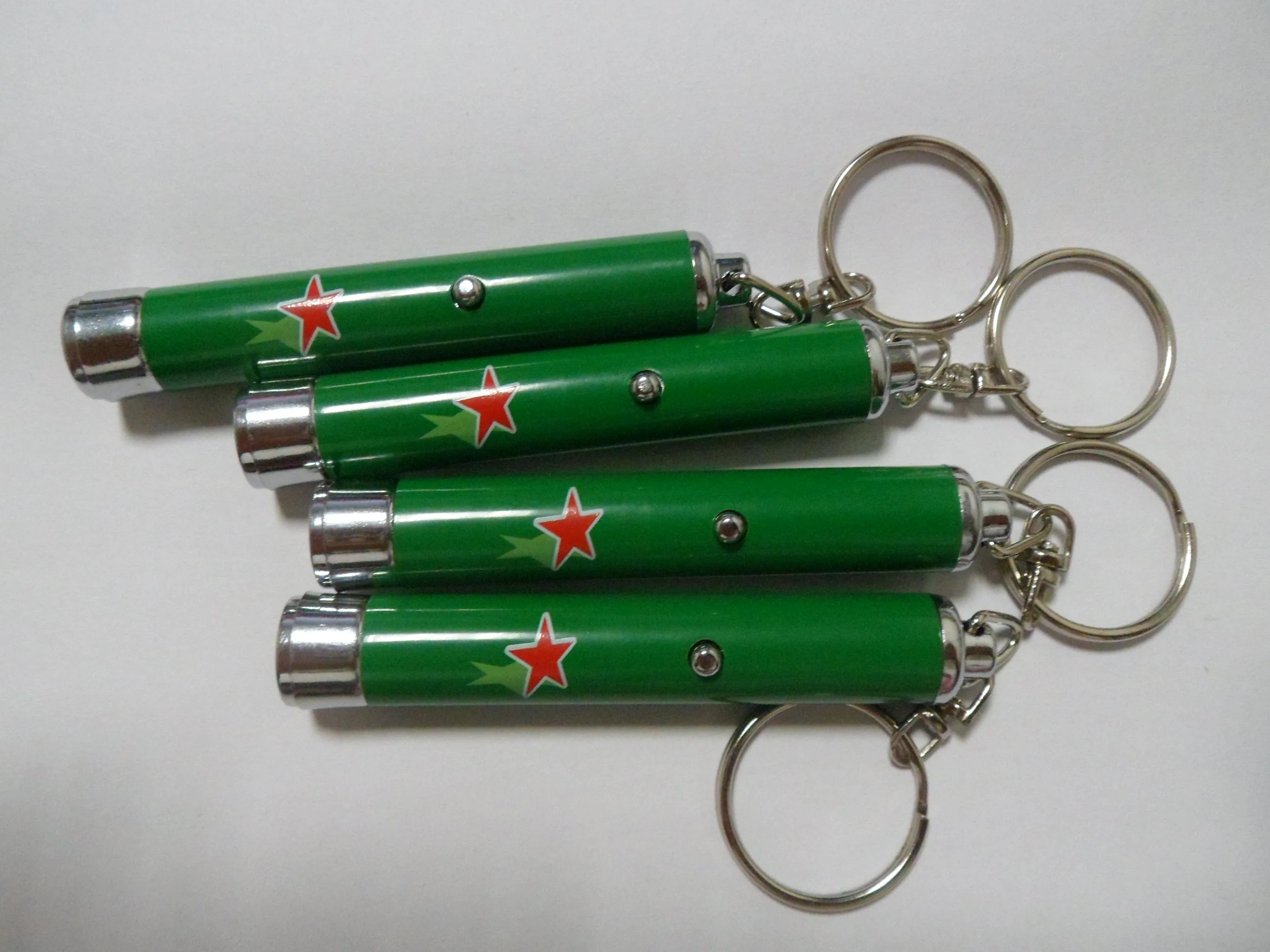 Custom Metal Projection Keychain with LED Light - Promotional Gift