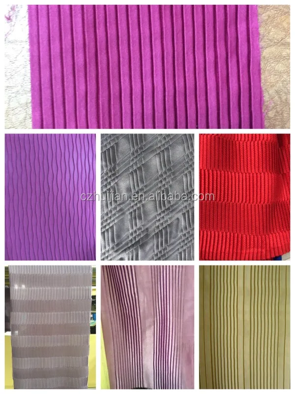 Textile Leather Non-Woven Fabric Pleating Machine (ZJ-217)