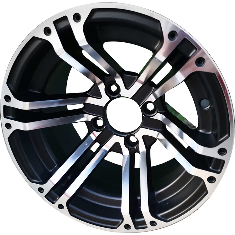 12x7 Golf Cart Aluminum Wheel Rims - Durable & Stylish