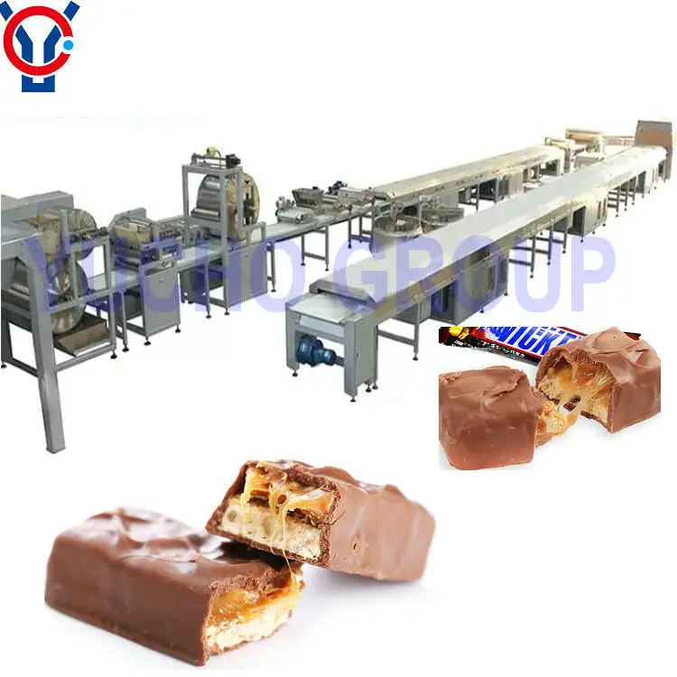 Automatic Snickers Chocolate Bar Making Machine - Protein Bar ...