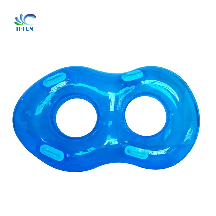 Aqua Park Water Slide Tube - 2 Person Transparent Float