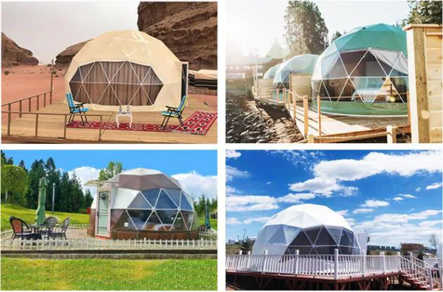 6m Modern Modular Glamping Capsule Box Hotel Tents For Coffee Shop ...