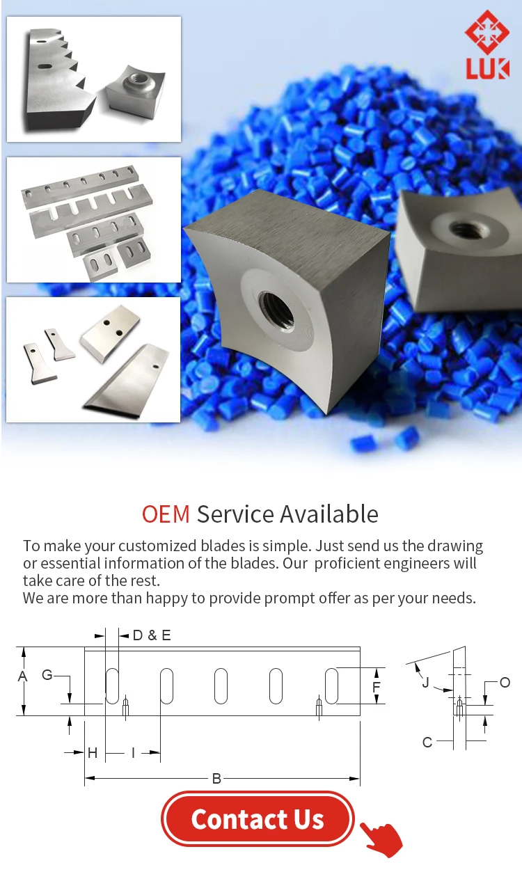 Single Shaft Recycling Paper Shredder Cutting Blades And Knives - Buy ...