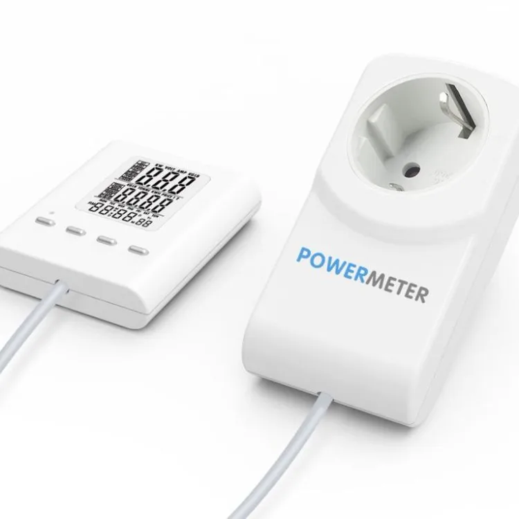 Factory Direct Sales 230V Energy Smart Power Meter Socket Voltage ...