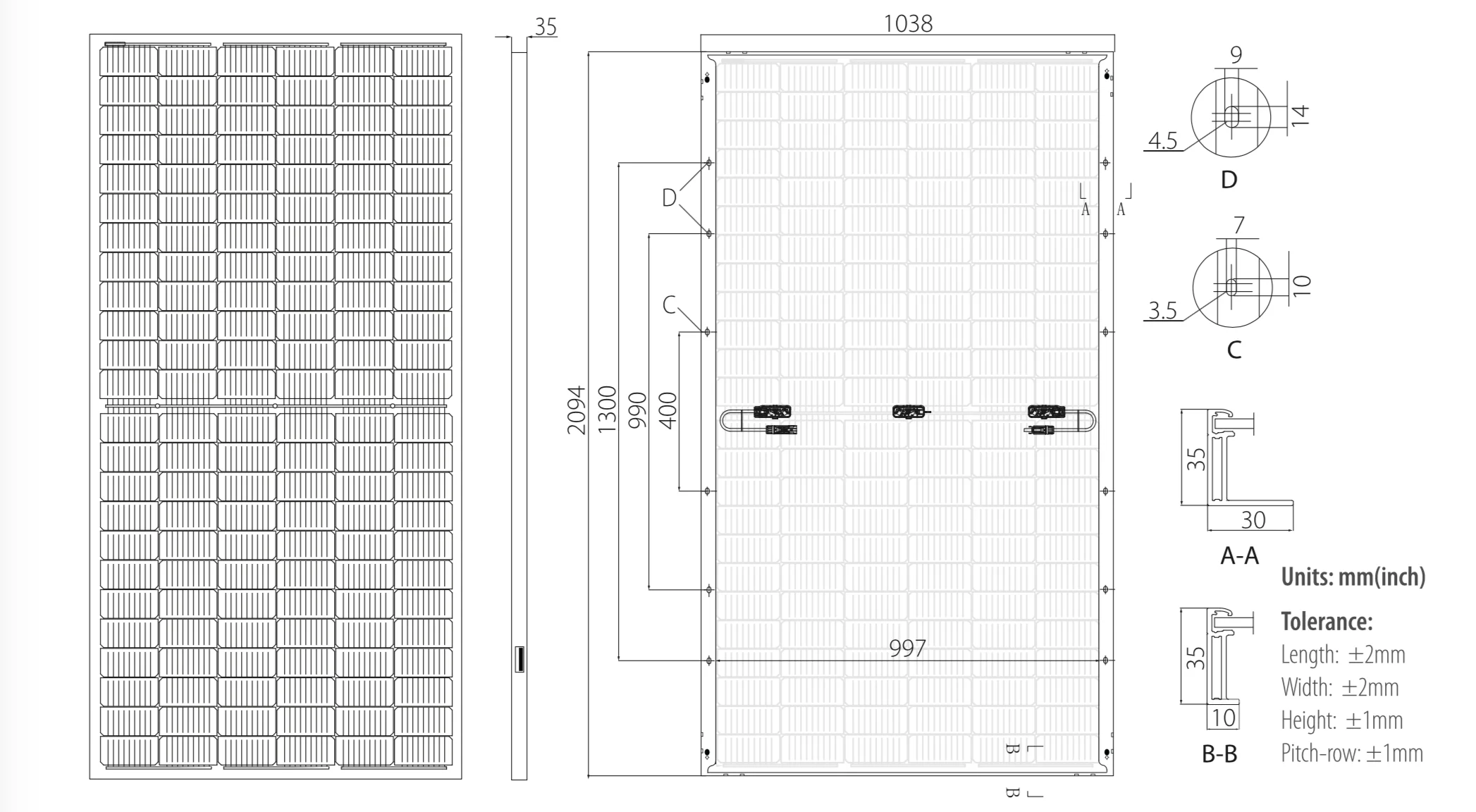 LONGI Solar Mono Half Cell - 455W Bifacial Panel Efficiency