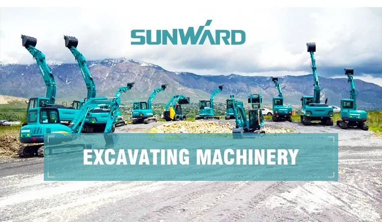 China Made High Performance Sunward Swe470e-3 Excavator Mini With Fair ...