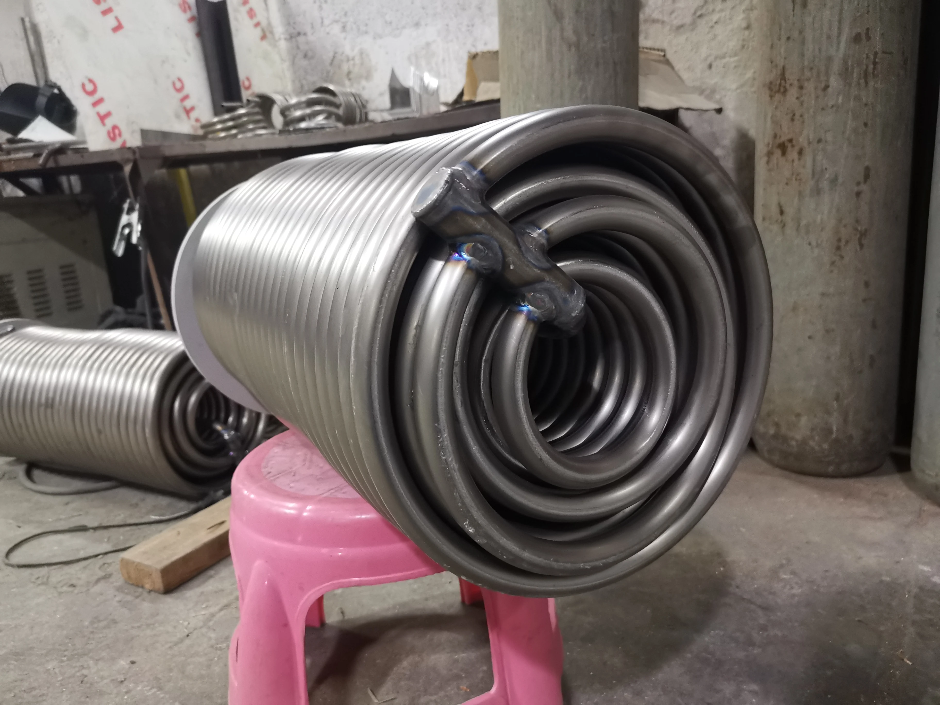 Titanium Heat Exchanger Shell And Tube Cleanable Design Used In Anodic ...