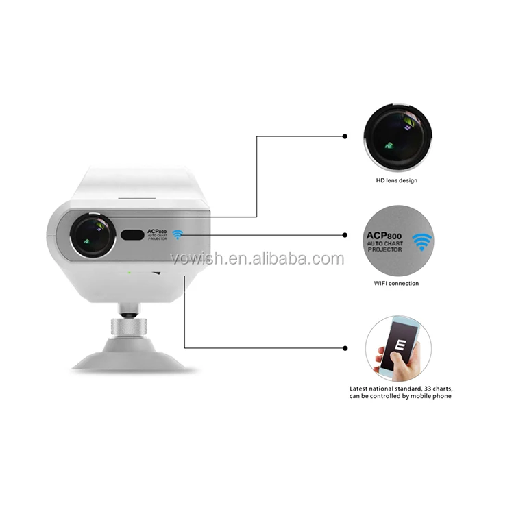 Eye Chart Automatic Ophthalmic Projector Acp-800 Eye Chart Projector ...